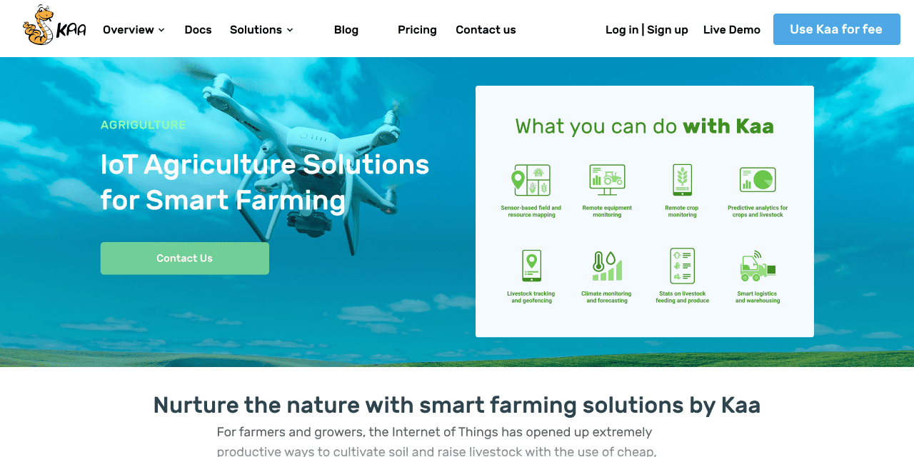 Smart Farming IoT Solutions & Farm monitoring in real time.
