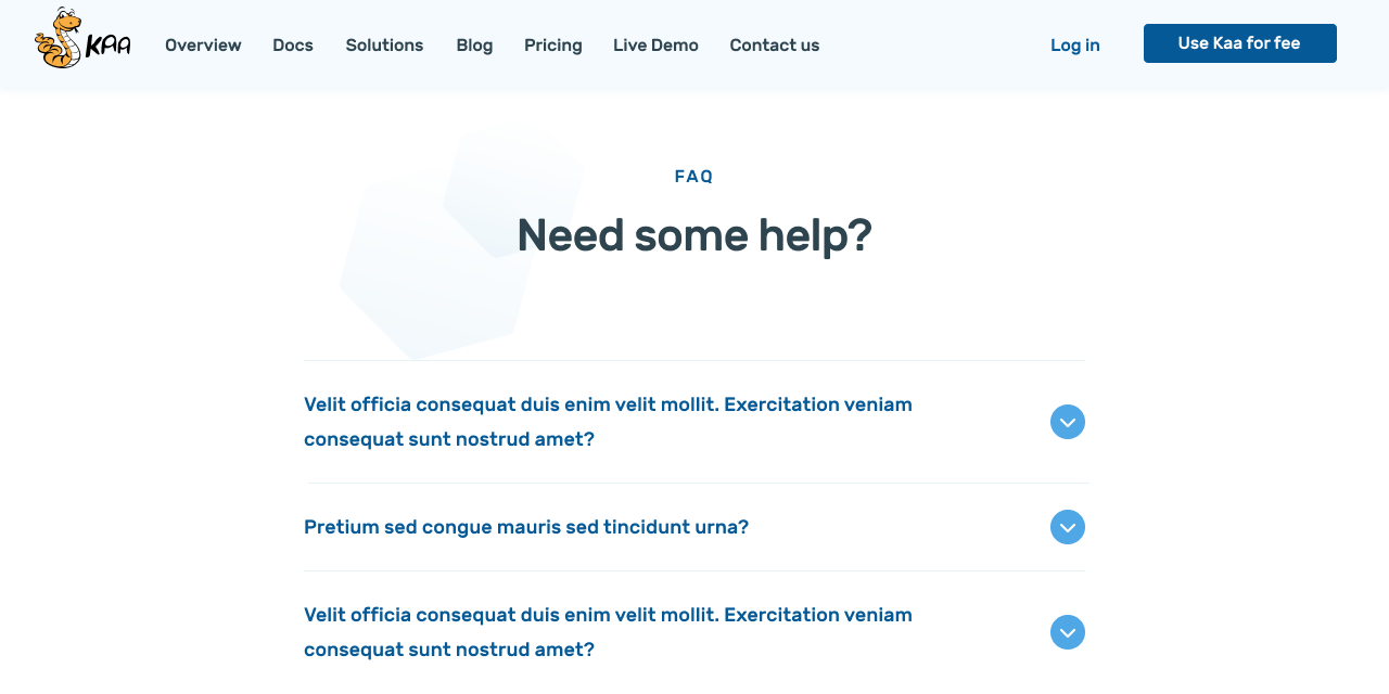 FAQ | Kaa IoT Platform