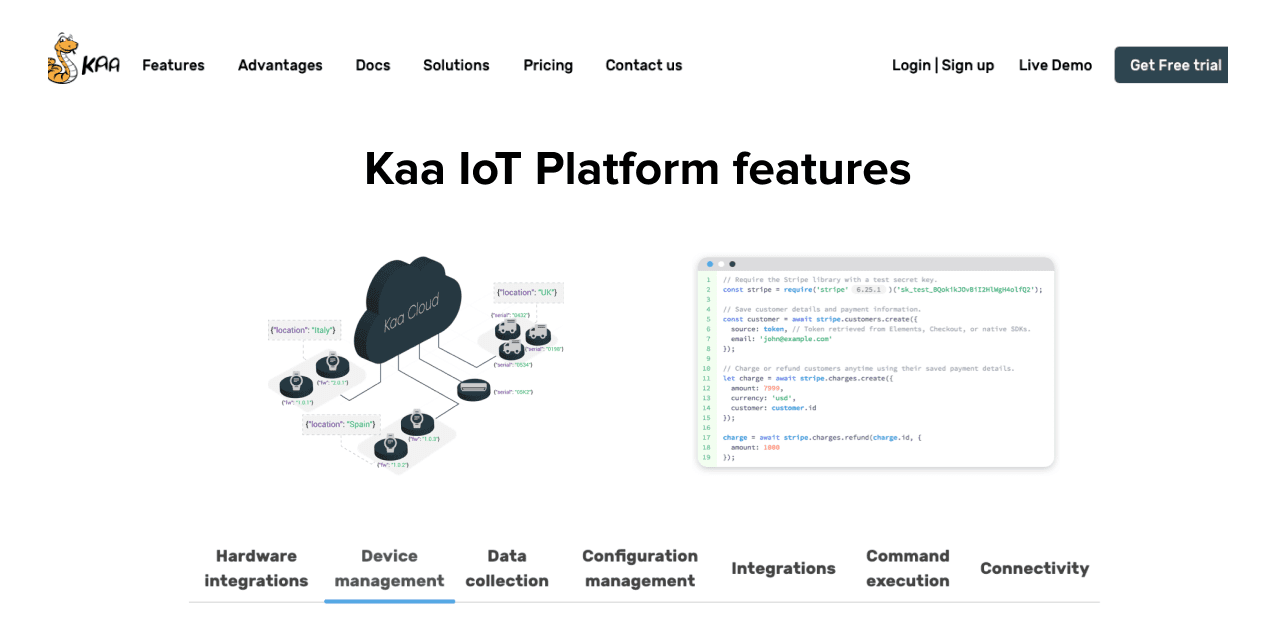 IoT Features Overview | Kaa IoT Platform