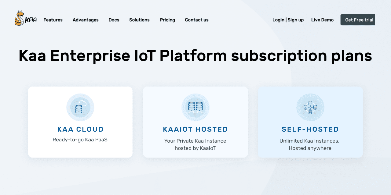 Kaa Platform Pricing Kaa Platform Pricing
