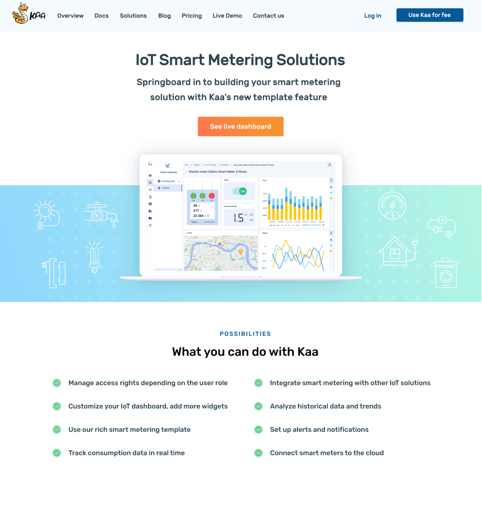 IoT Applications for Smart Metering | Kaa